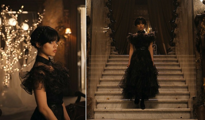 Les looks de Jenna Ortega dans la série Netflix Mercredi Addams